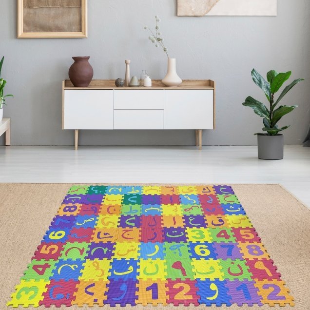Arabic Alphabet and Number Foam Mat – My Ummah